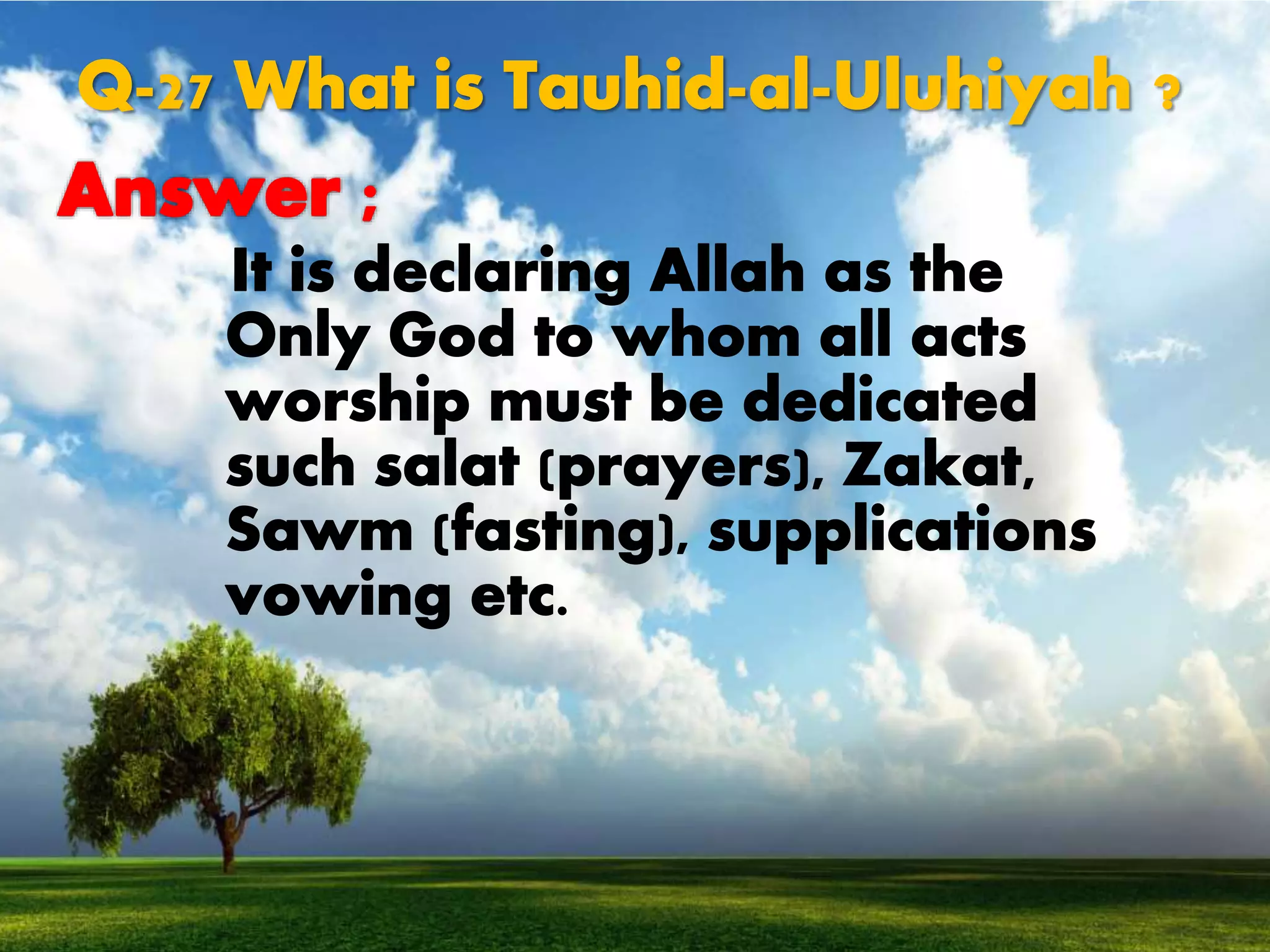 Islamic belief 50 questions | PPT