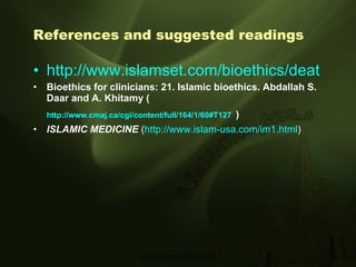 Islamic bioethical perspective on organ transplantation | PPT