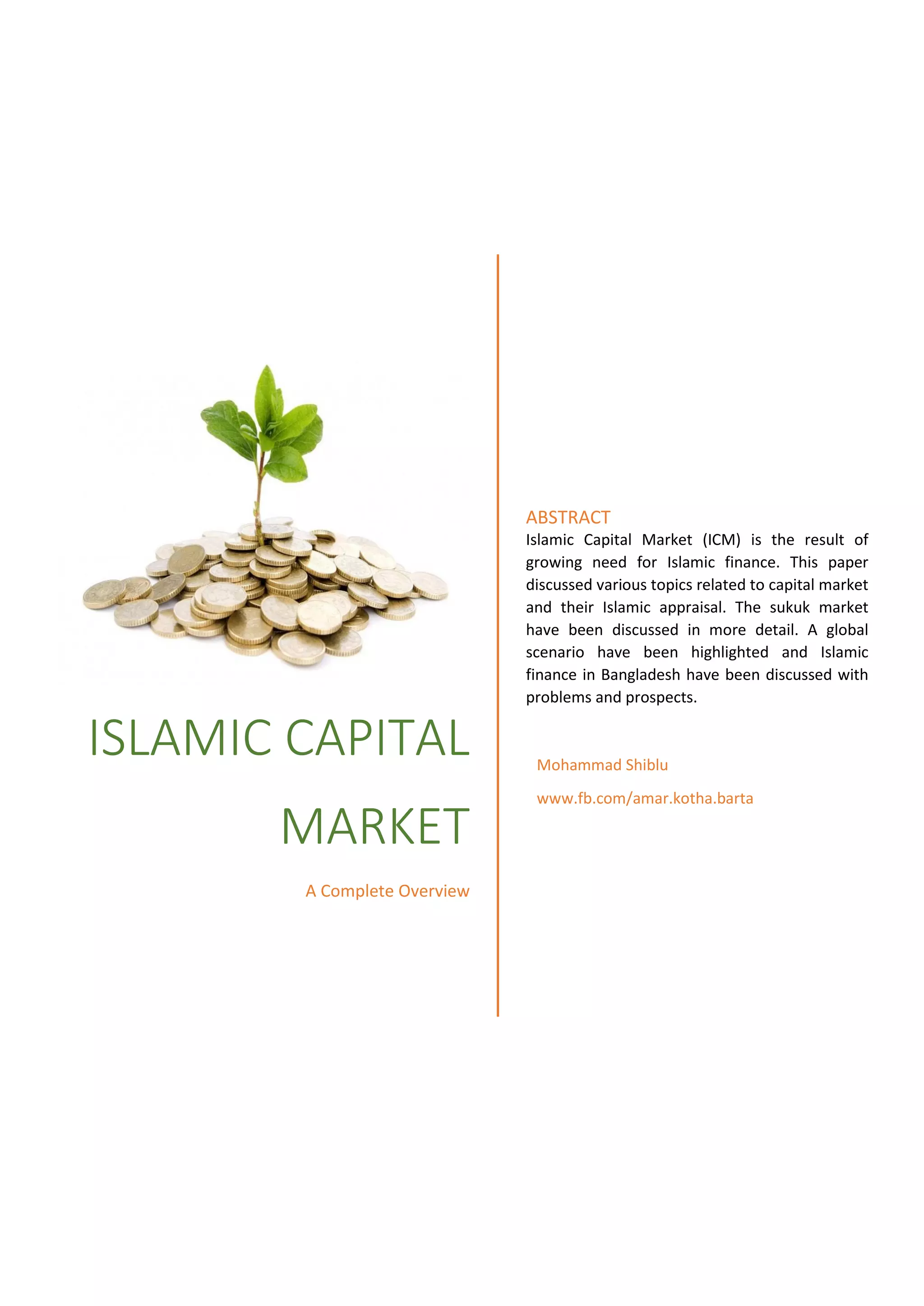 Islamic capital market, an overview | PDF