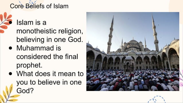 Islamic civilization is a cultural and religious tradition | PPT