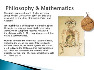 Islamic civilization & culture | PPTX | Islam | Religion & Spirituality