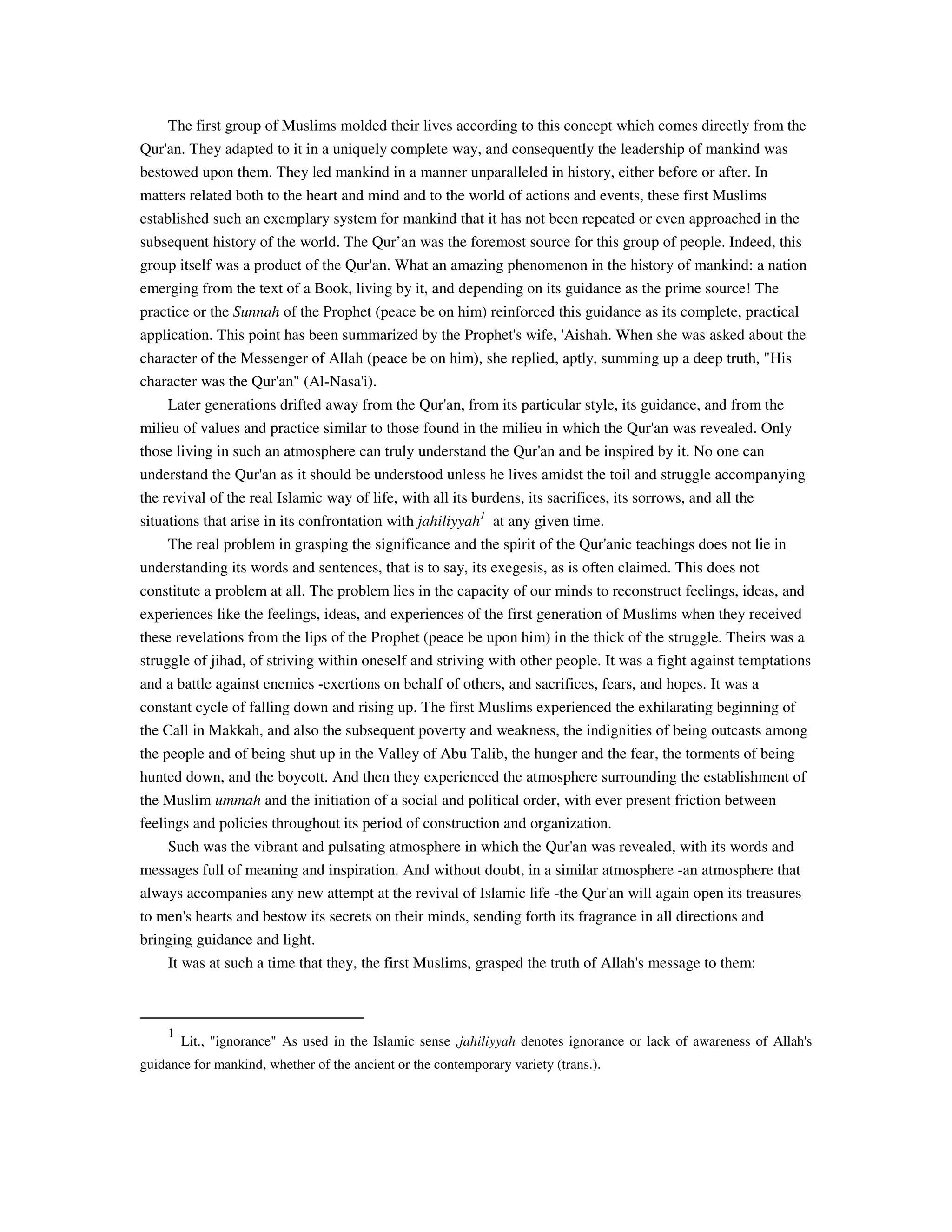 THE ISLAMIC CONCEPT AND ITS CHARACTERISTICS | PDF