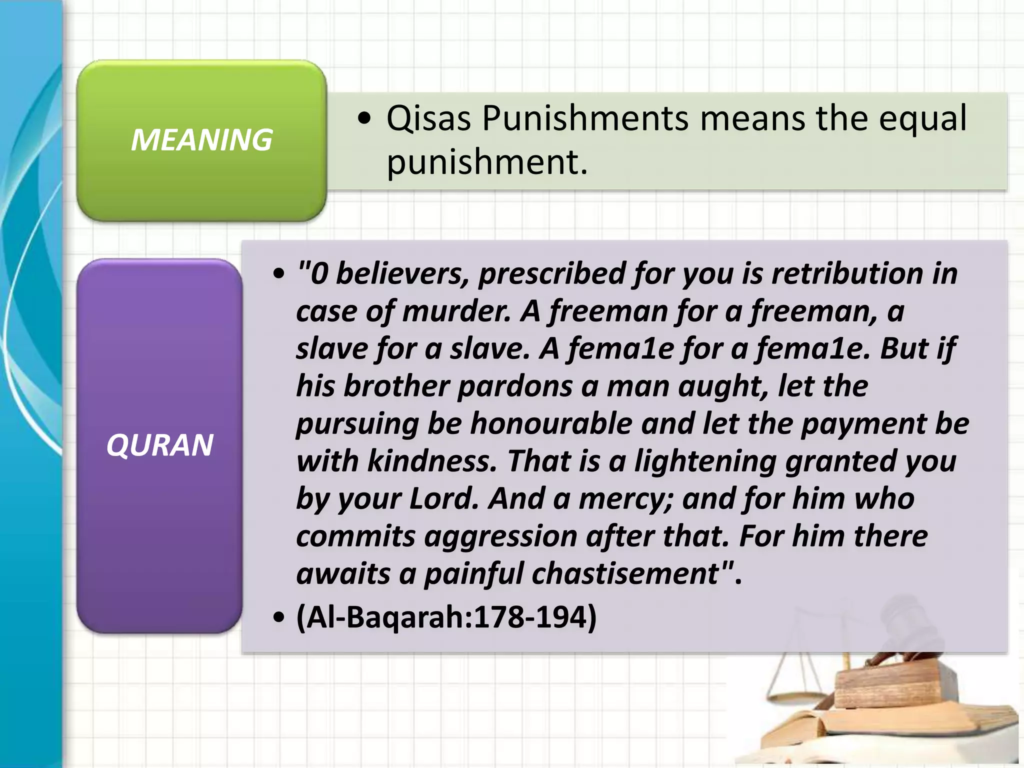 Islamic concept of crime & punishment and international Human Right Law ...