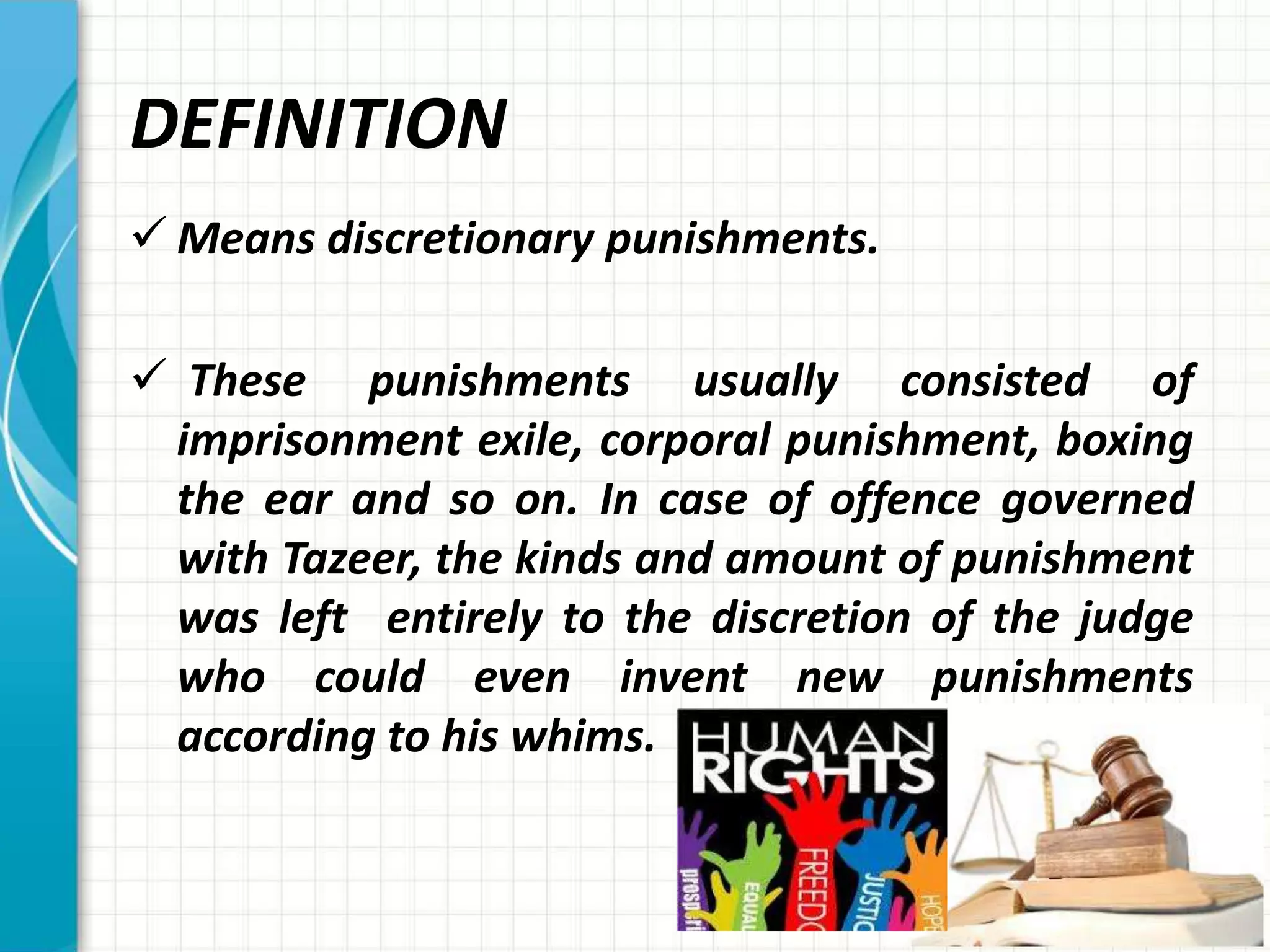 Islamic concept of crime & punishment and international Human Right Law ...