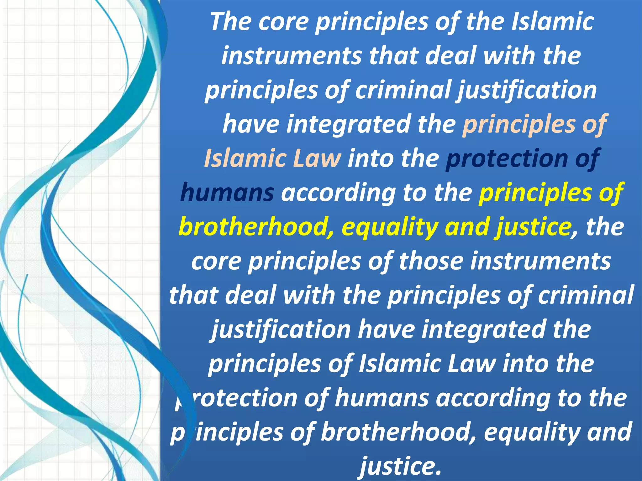Islamic concept of crime & punishment and international Human Right Law ...