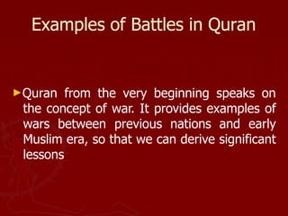 Islamic Concept of Jihad | PPTX