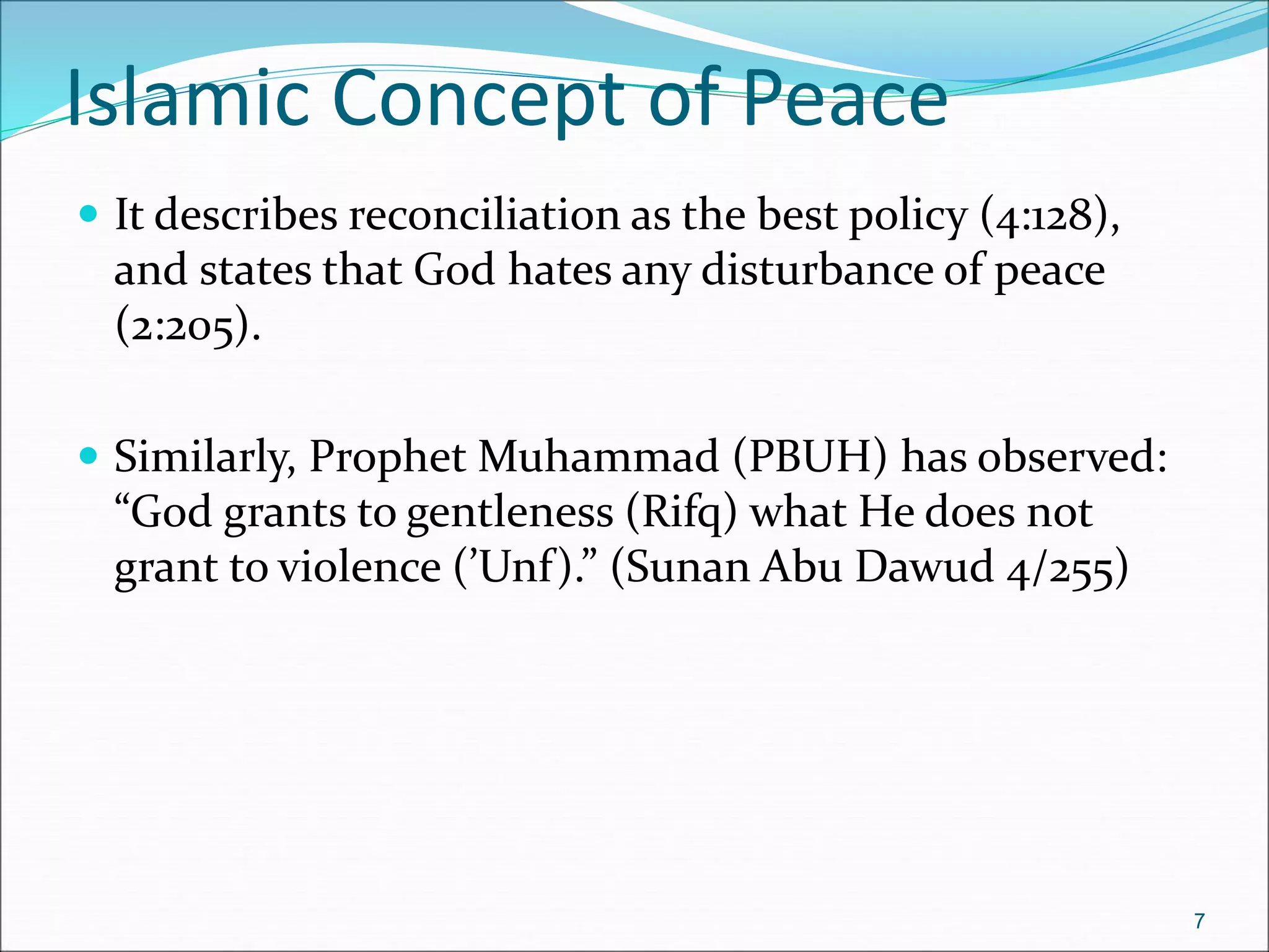 Islamic concept of Peace 1.2.ppt