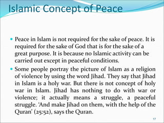 Islamic concept of Peace 1.2.ppt