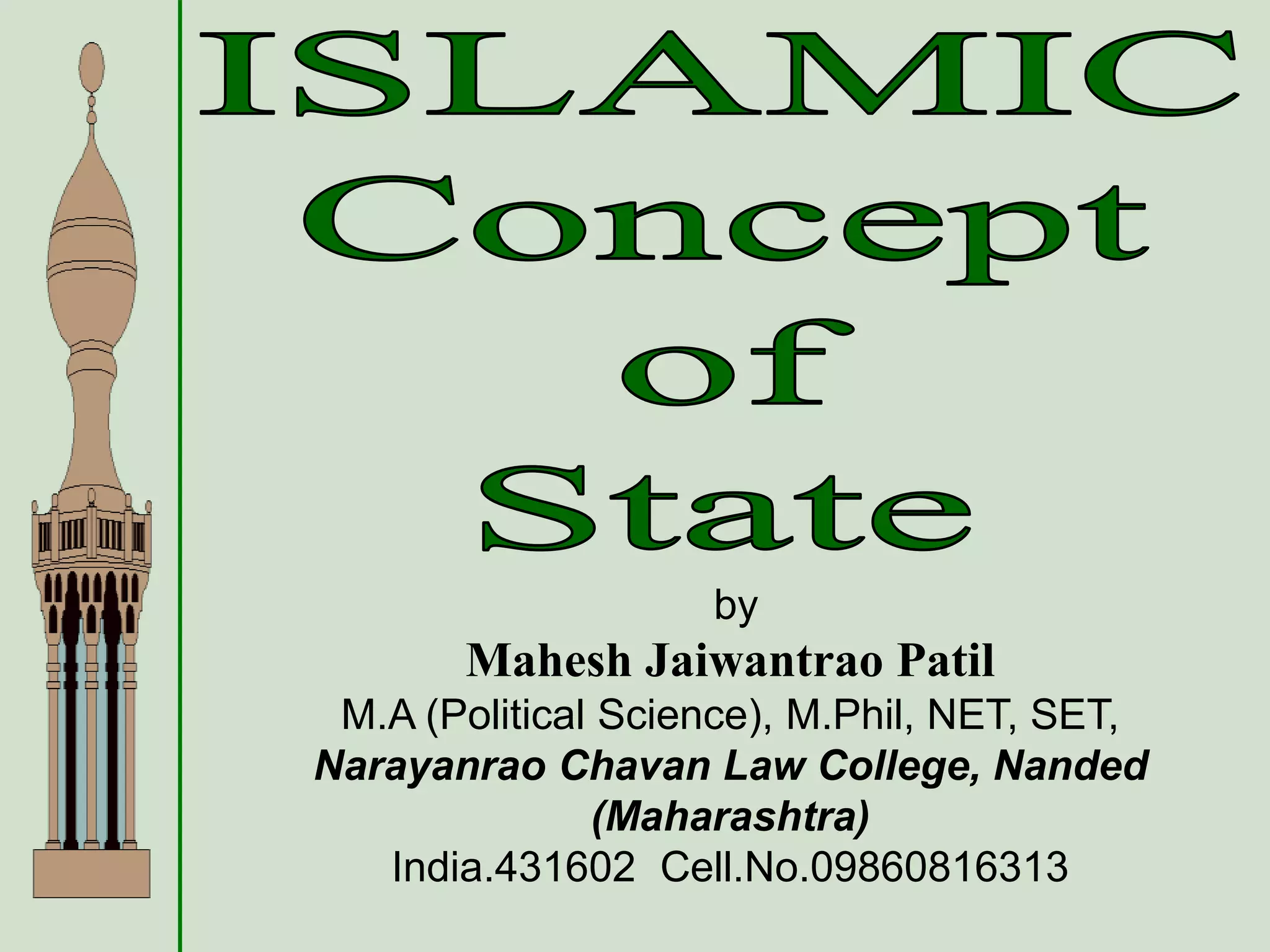 Islamic Concept Of State PPT islamic-concept-of-state-ppt