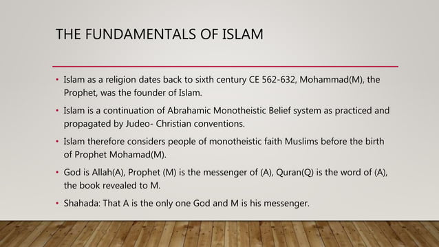 Islamic concepts and tenants 2021 | PPTX | Islam | Religion & Spirituality