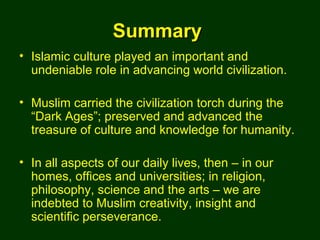 Islamic Contributions (Edited) | PPT