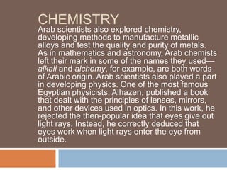 Islamic contribution to history and philosophy of science | PPT