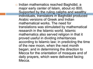 Islamic contribution to history and philosophy of science | PPT