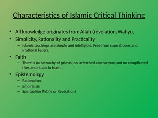 Islamic Critical Thinking How to Think Critically.pptx