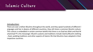 Islamic Culture And Civilization.pptx | Islam | Religion & Spirituality