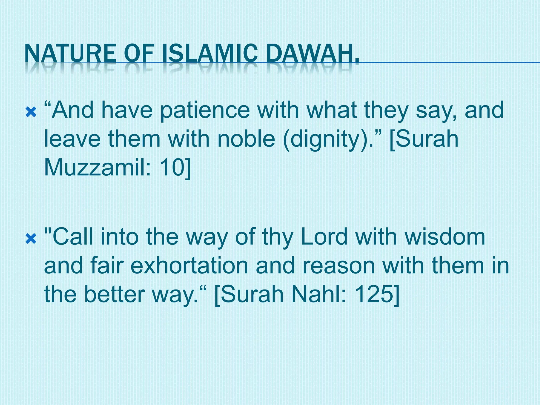 Islamic da‛wah | PPTX