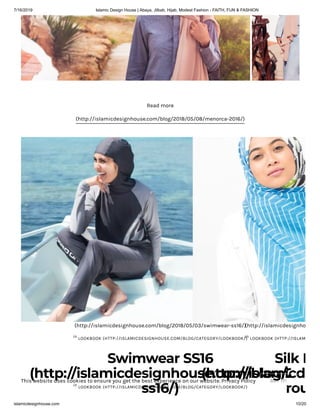 Islamic design house abaya, jilbab, hijab, modest fashion faith, fun ...