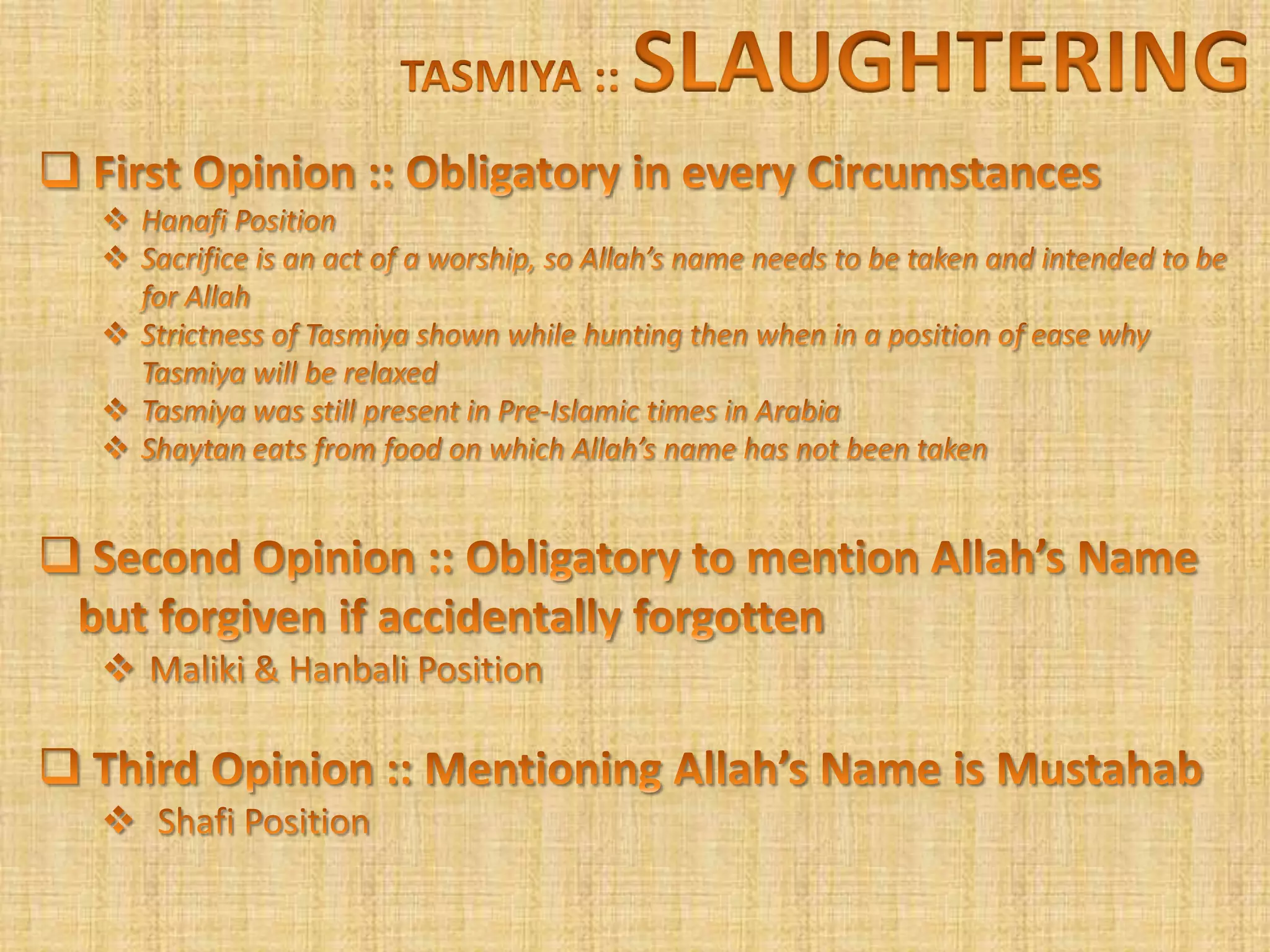 Islam - Fiqh of Food - Halal & Haram | PPTX | Islam | Religion ...