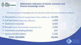 e-Marefa Islamic econmics and finance data bank | PPT