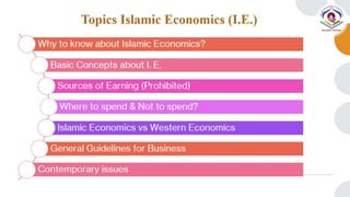 Islamic Economics Basics | PPTX