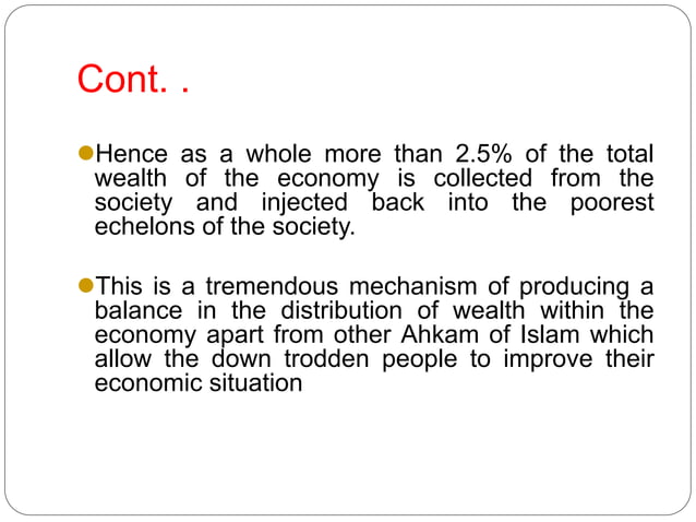 Islamic economic system | PPTX | Islam | Religion & Spirituality