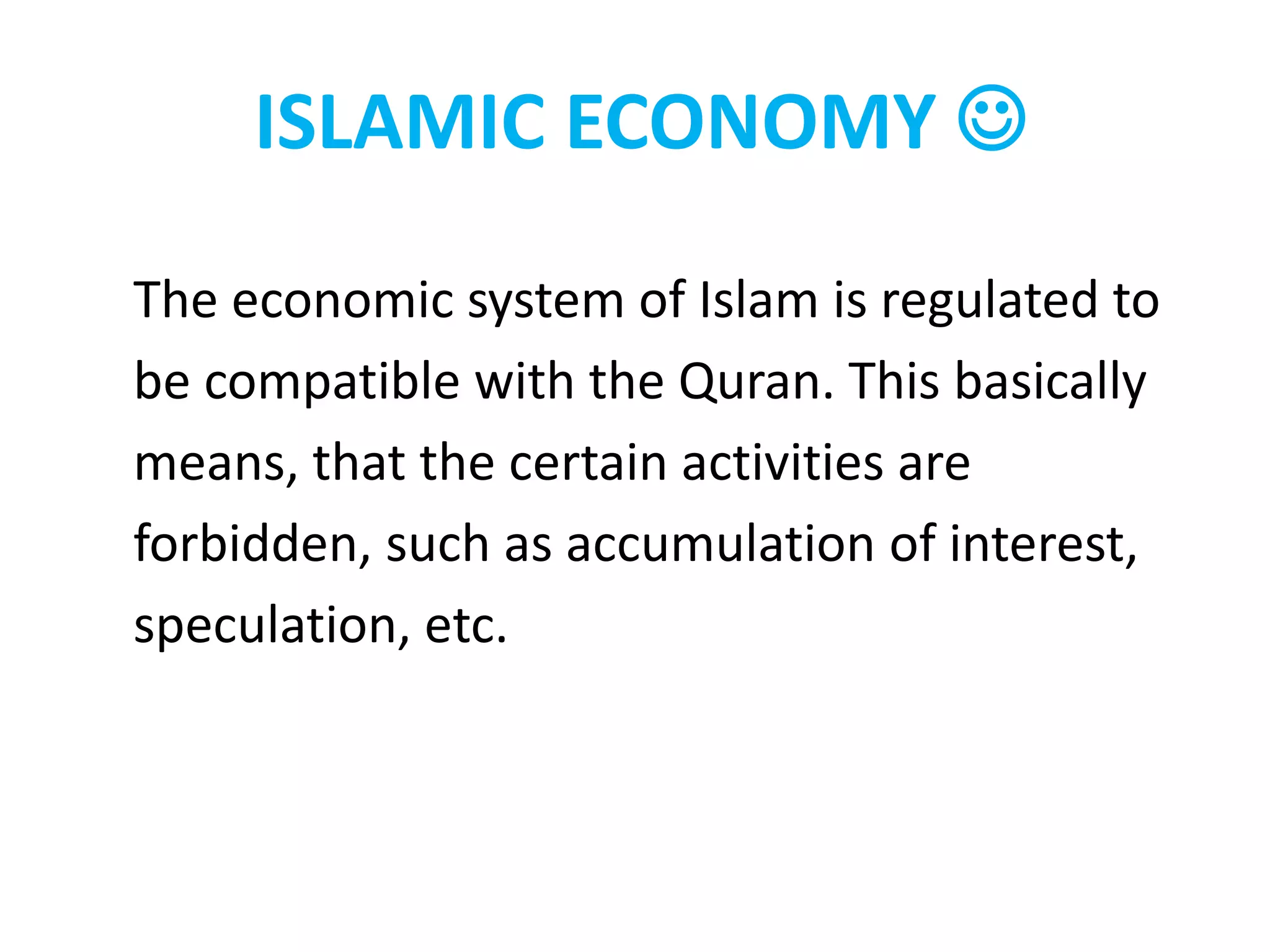 Islamic economy | PPTX