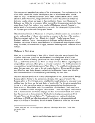 Islamic education a brief history of madrassas with islamic ... | PDF