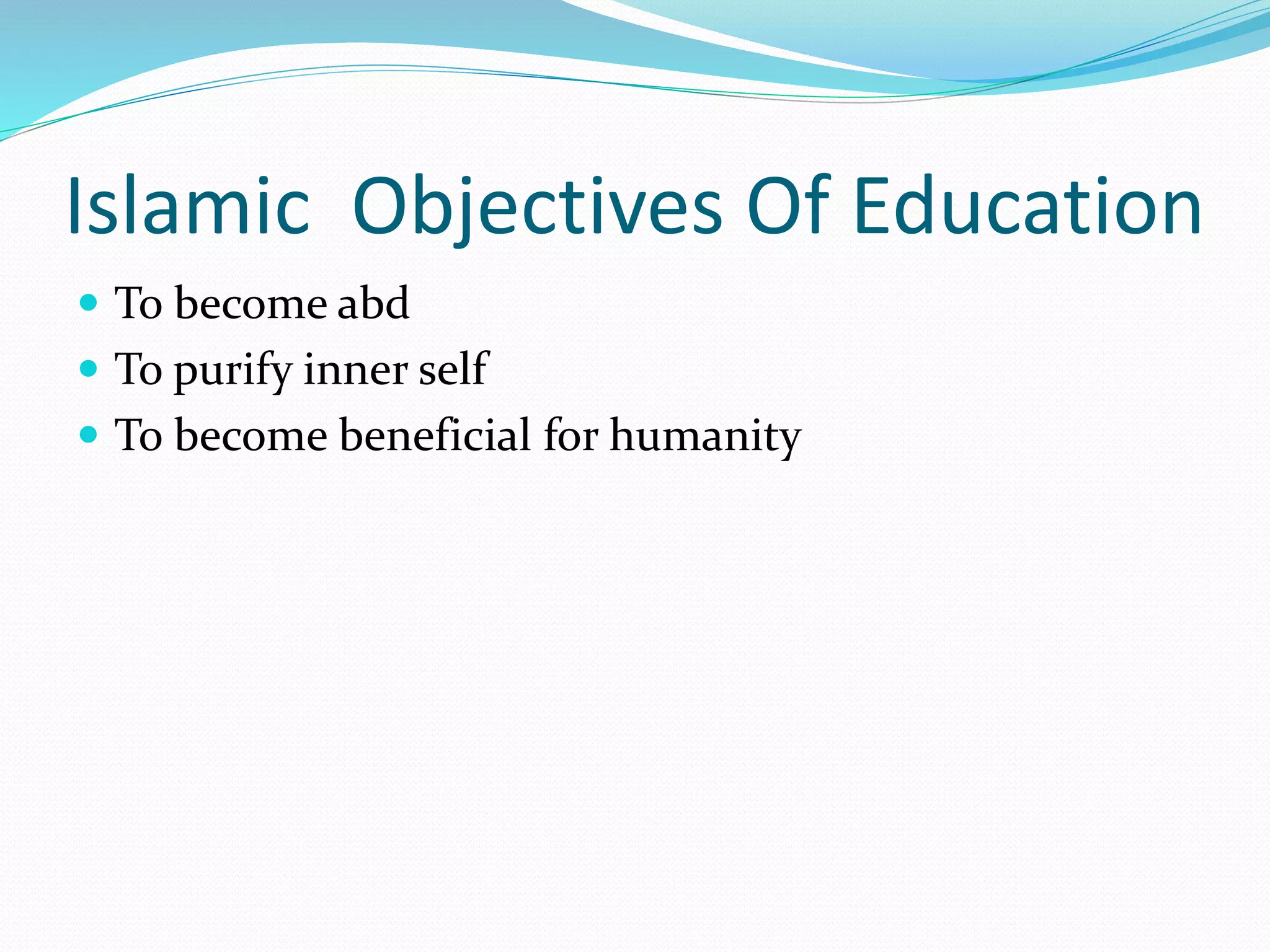 Islamic education system | PPTX