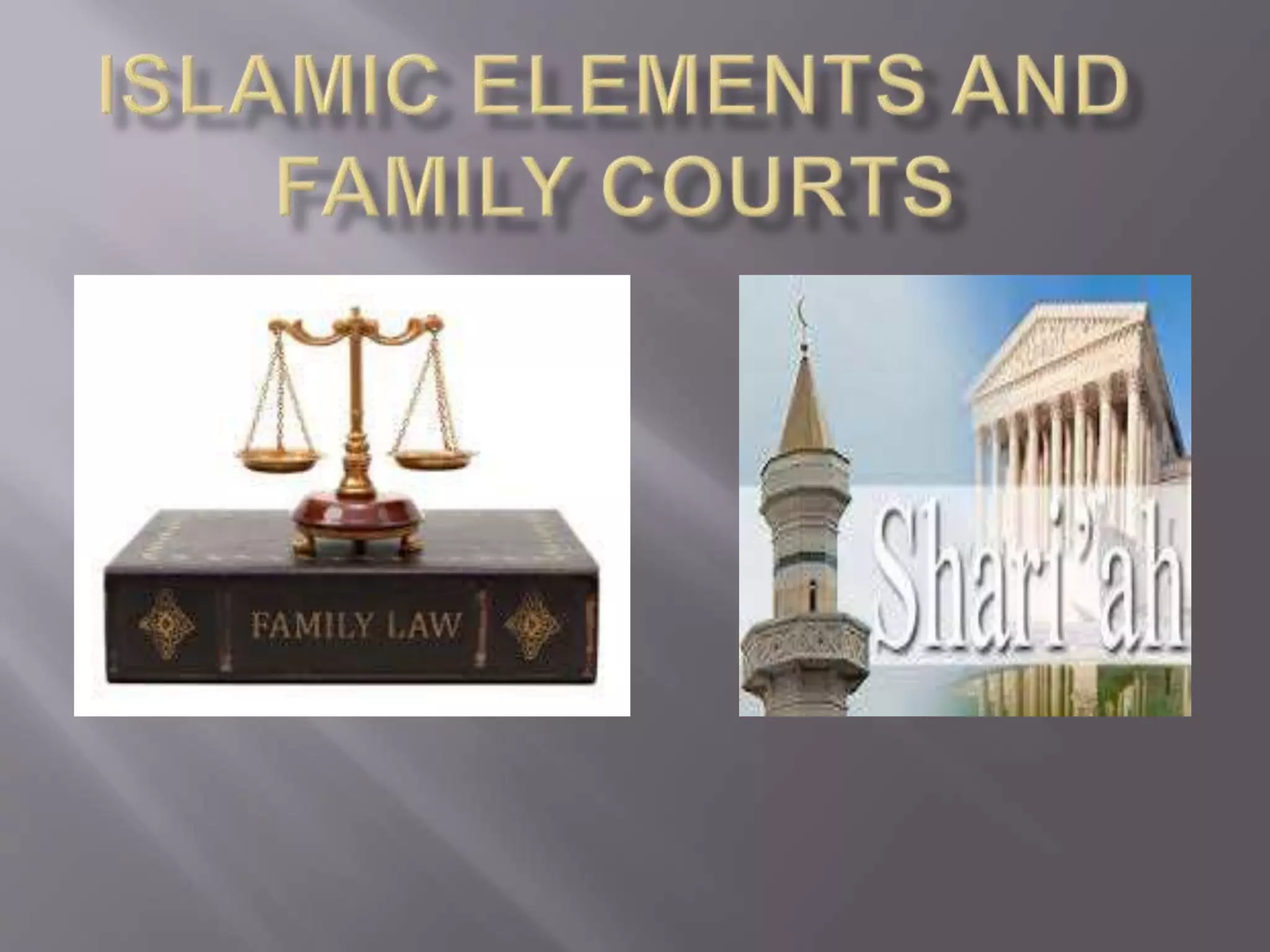 Islamic laws and family courts in pakistan | PPT