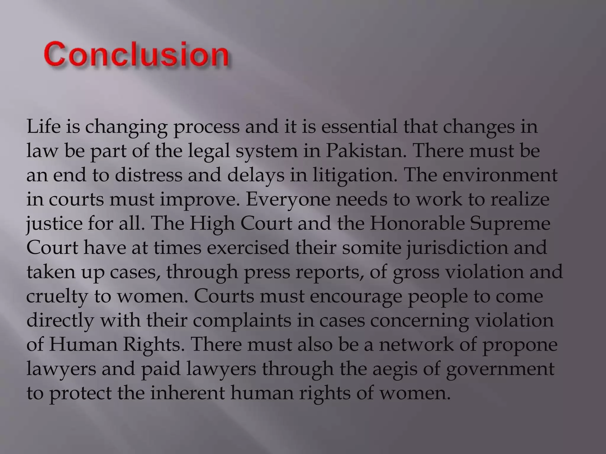 Islamic laws and family courts in pakistan | PPTX