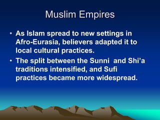 Islamic Empires Brief Intro | PPTX