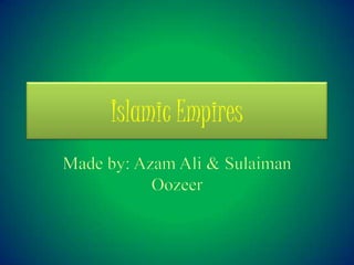 Islamic empires quiz! | PPT
