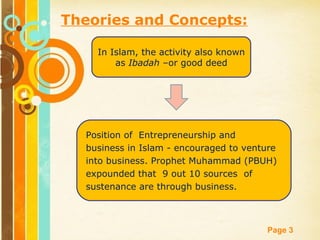 Islamic Entrepreneurship | PPT