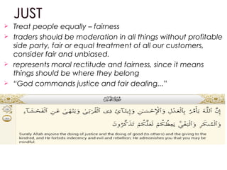 Islamic ethics in business chapter 5 | PPT
