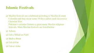 Islamic festivals | PPTX