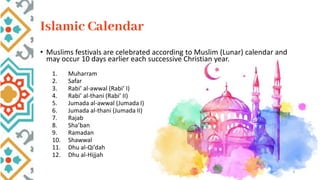 Islamic festivals | PPTX