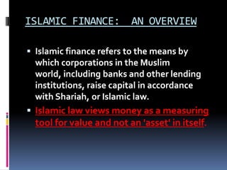 Islamic finance (fahad.p) | PPT