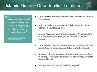 Islamic finance opportunities Ireland | PPT