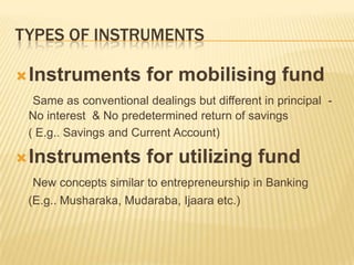 Islamic financial instruments | PPTX