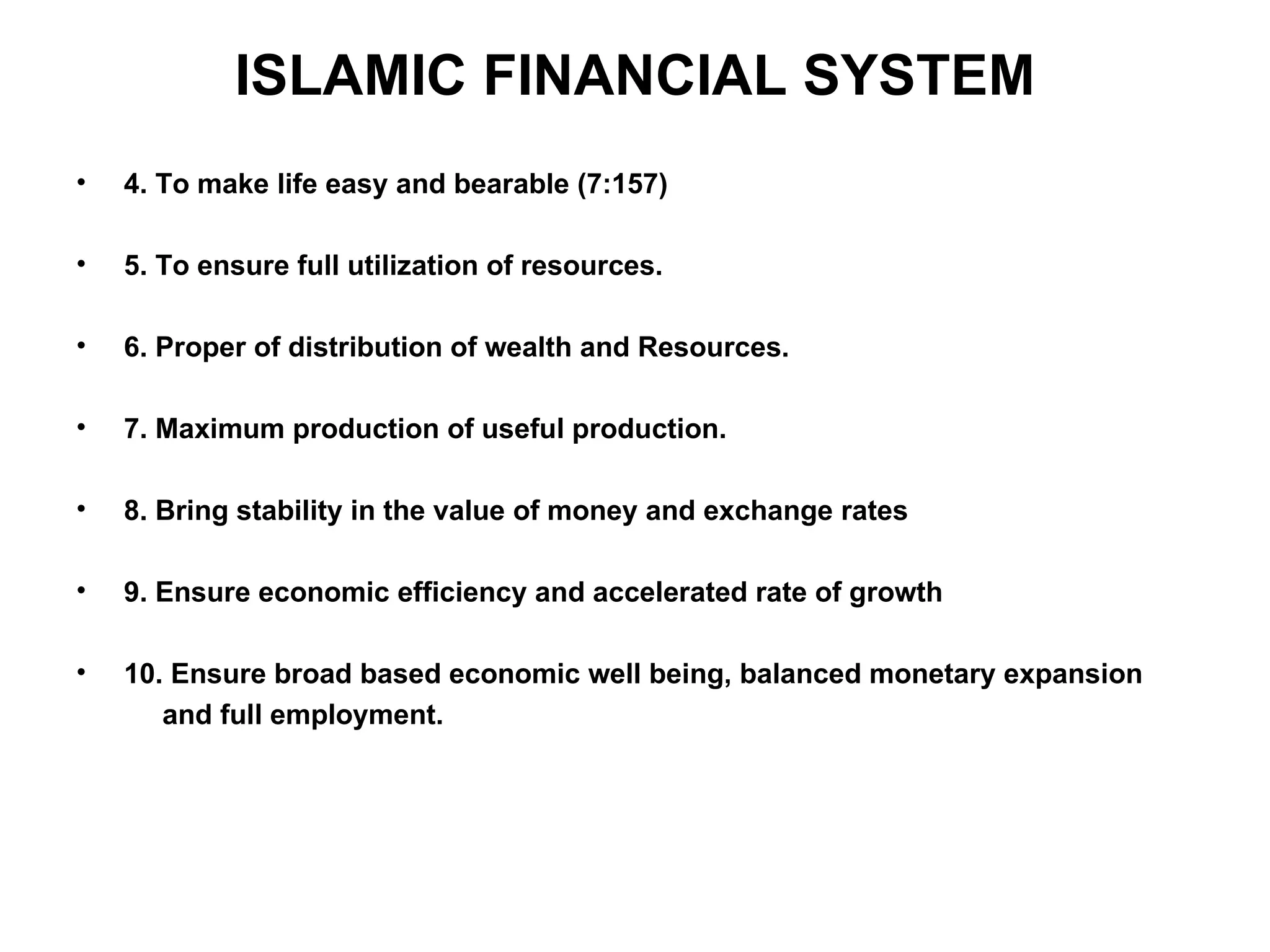 Islamic Financial System | PPT