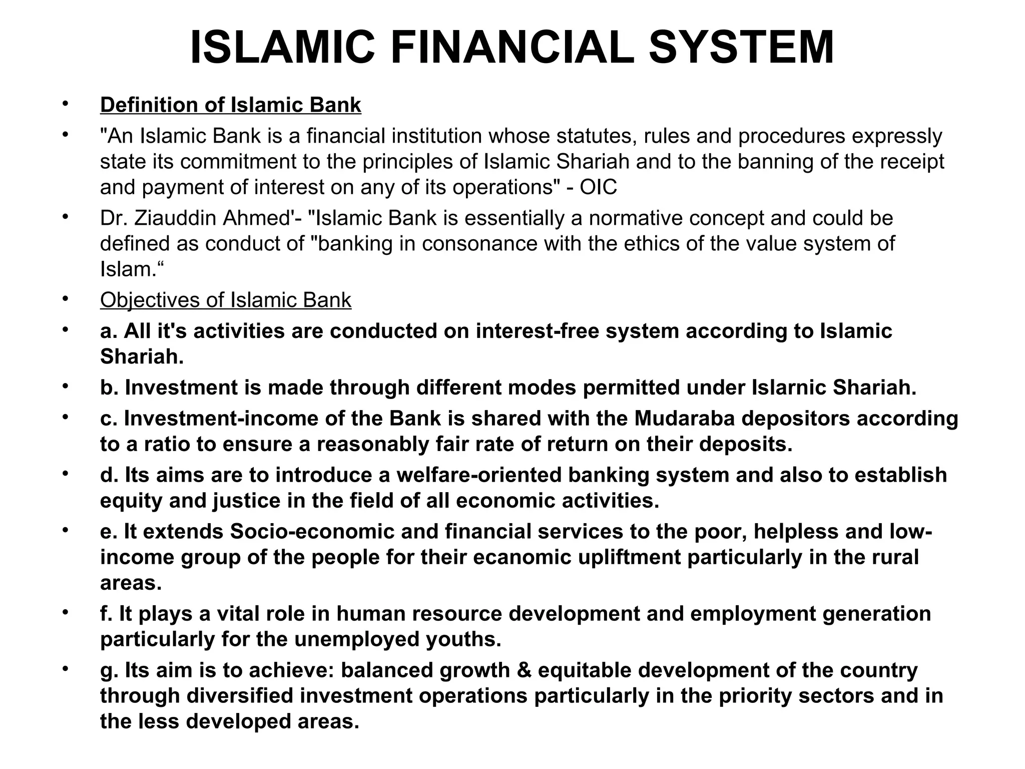 Islamic Financial System | PPT