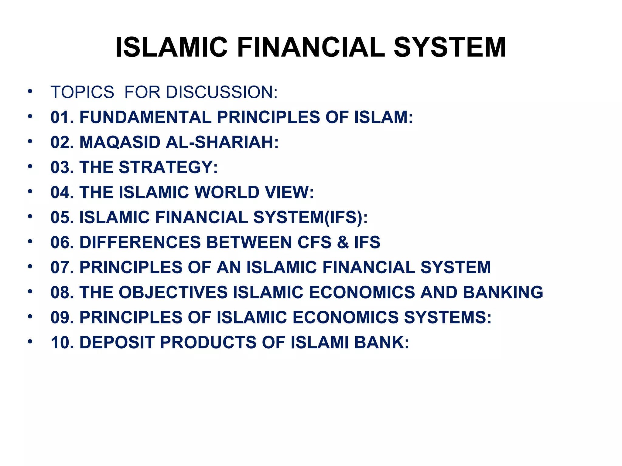 Islamic Financial System | PPT