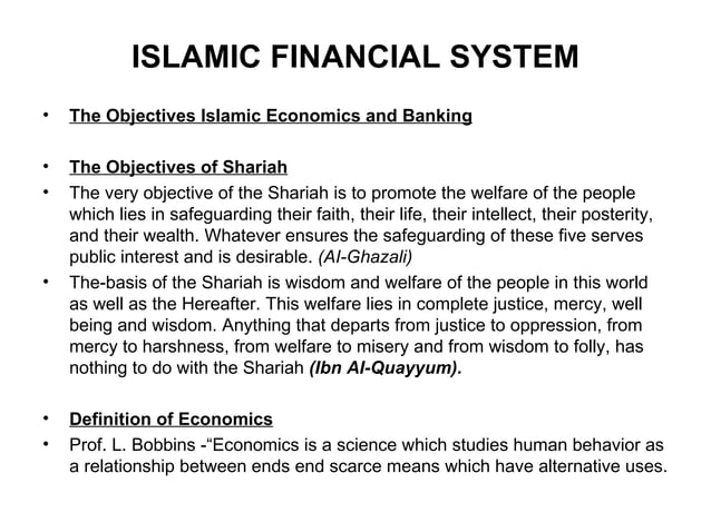 Islamic Financial System | PPT