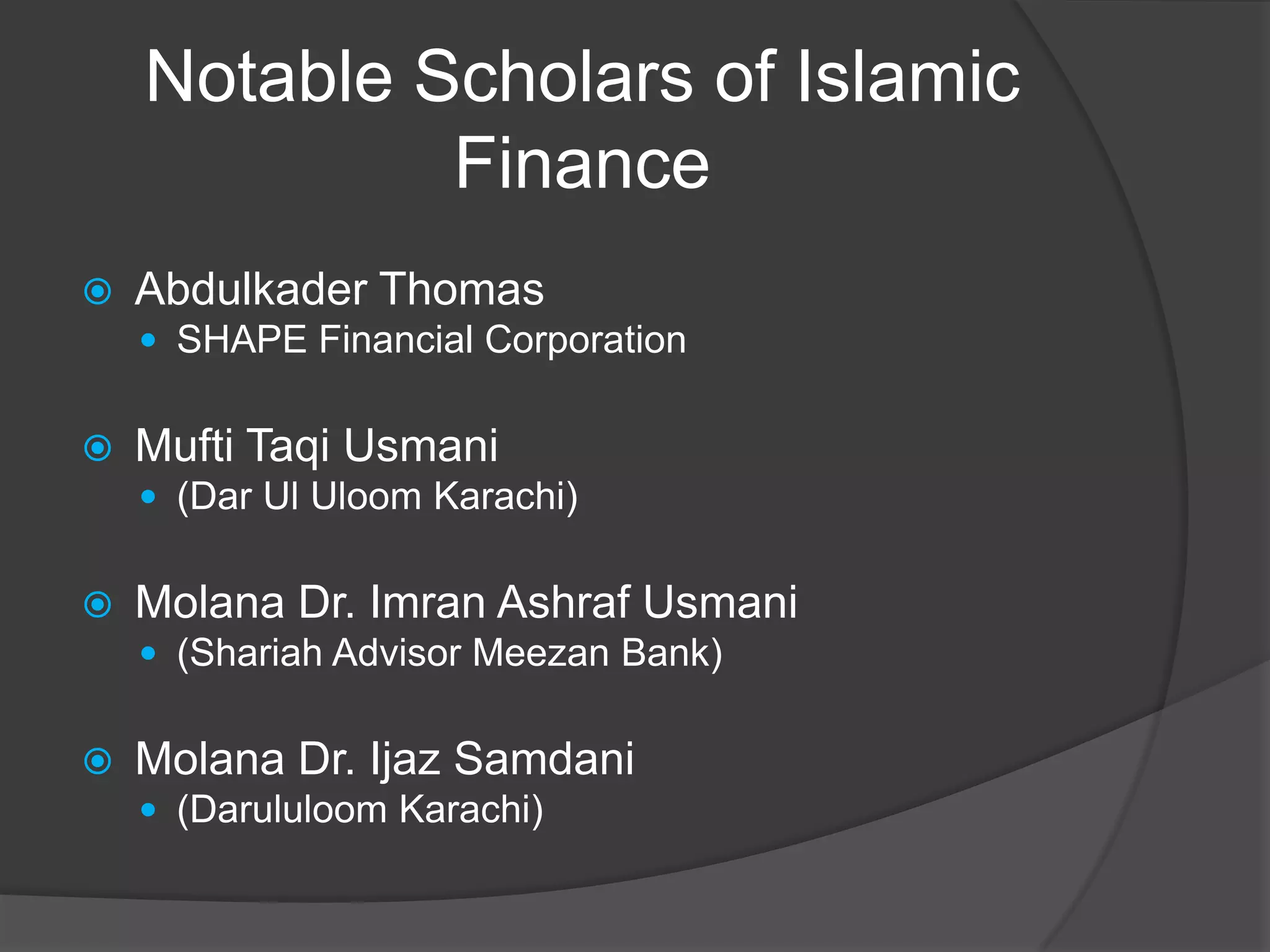 Islamic Financing Presentation | PPTX