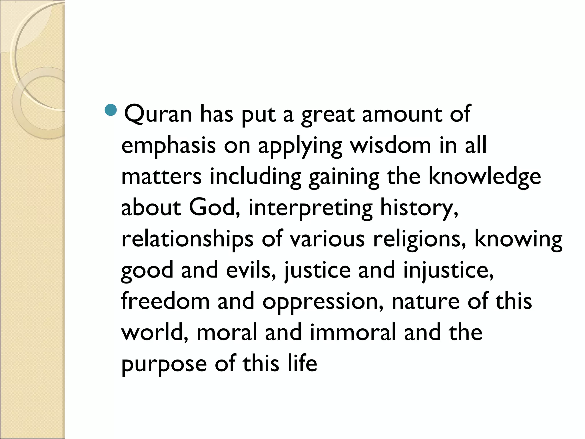 Methodology of Islamic Thinking | PPT