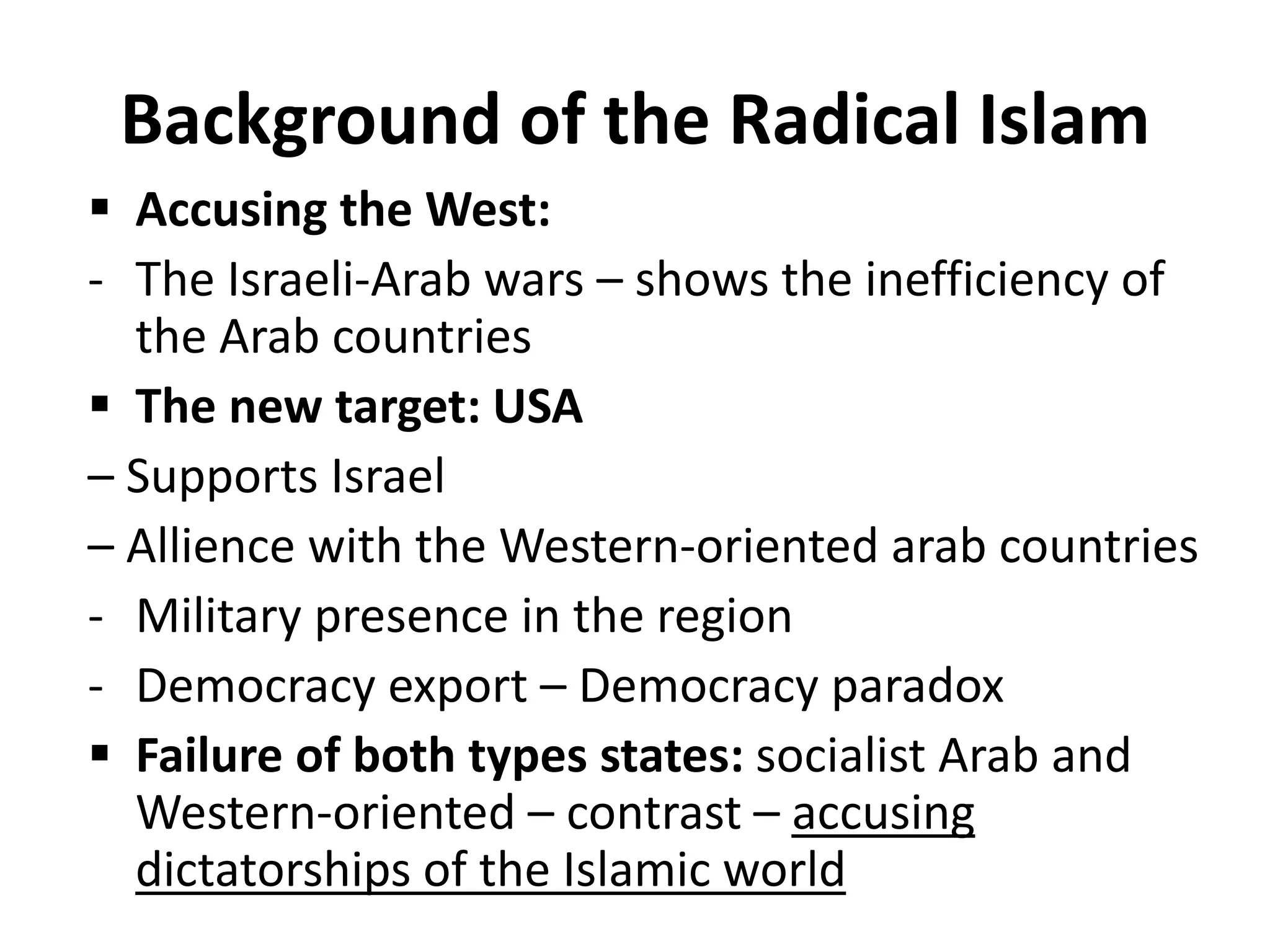 Islamic fundamentalism and radical islam 2020 (1) | PPTX