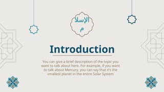 Islamic History Thesis by Sliidesgo.pptx