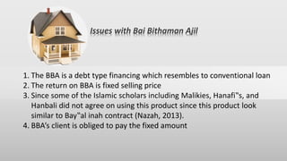 Islamic house financing Bai Bitaman Ajil & Musharakah Mutanaqisah | PPT
