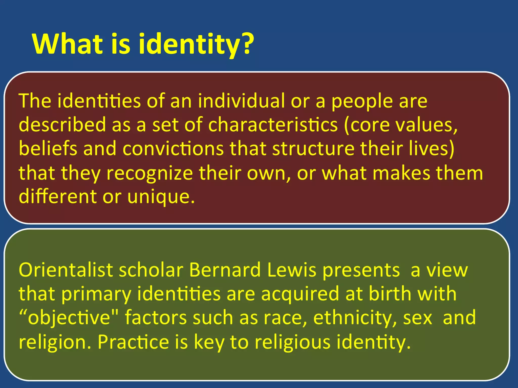 Islamic identity. | PPT | Islam | Religion & Spirituality