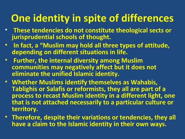 Islamic identity. | PPT | Islam | Religion & Spirituality